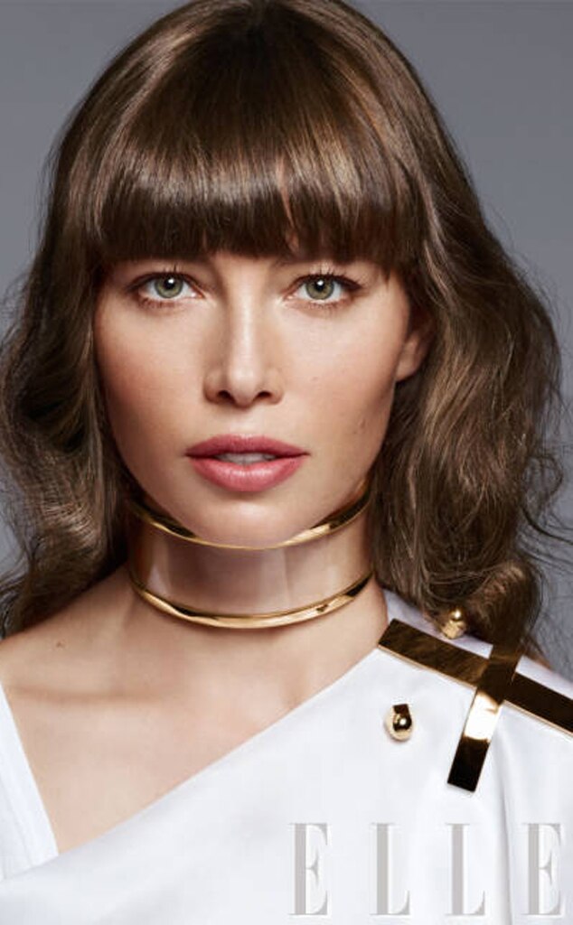Hot Under the Collar from Jessica Biel's Spread in Elle's January 2013 ... Hot Under the Collar from Jessica Biel's Spread in Elle's January 2013 ...