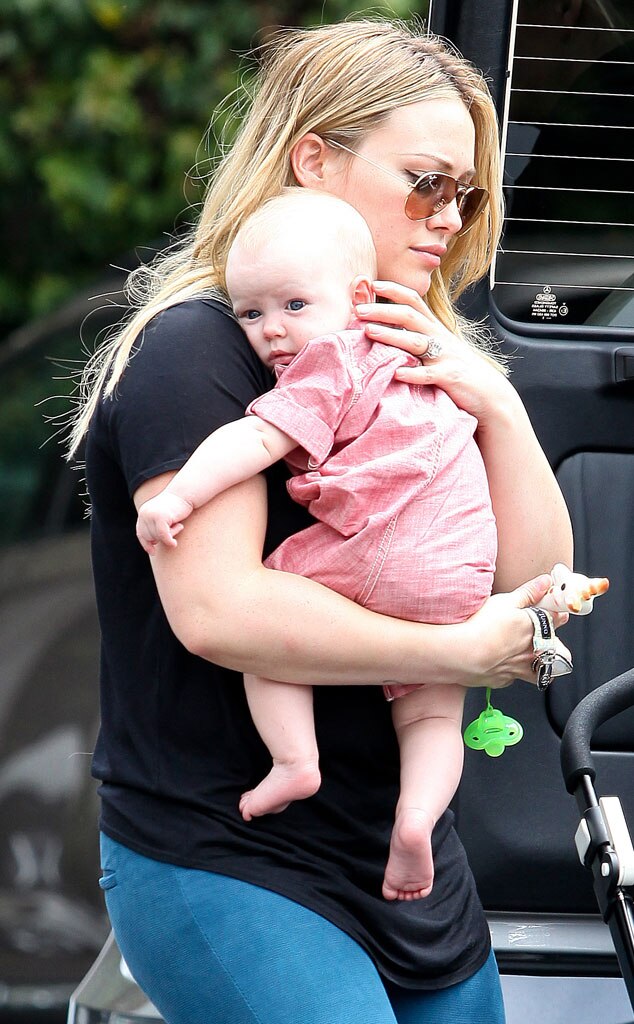 Hilary Duff And Luca From Famous Families E News
