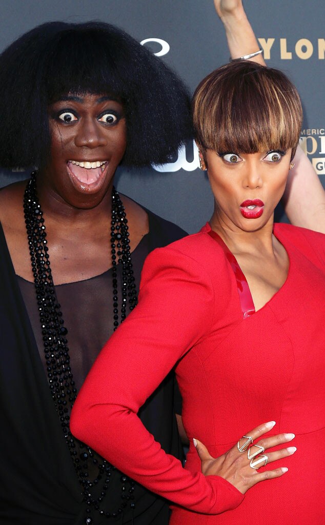 J Alexander And Tyra Banks From The Big Picture Todays Hot Photos E