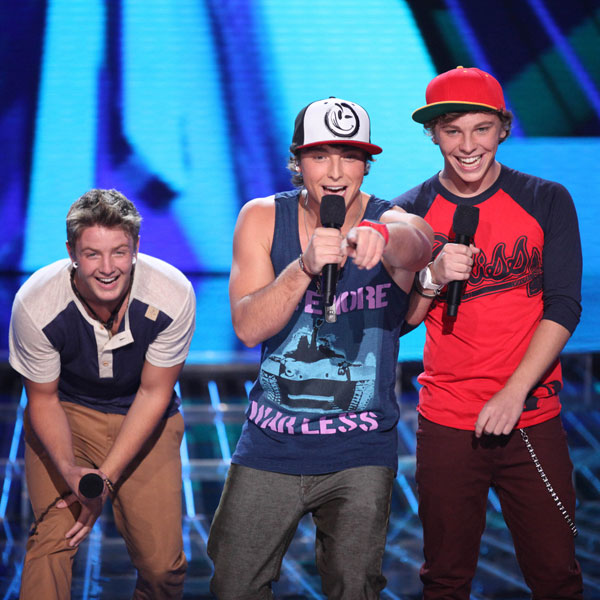 Backstage at X Factor - E! Online