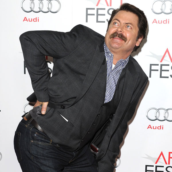 Nick Offerman's Stashdance Video & More Stars With Mustaches