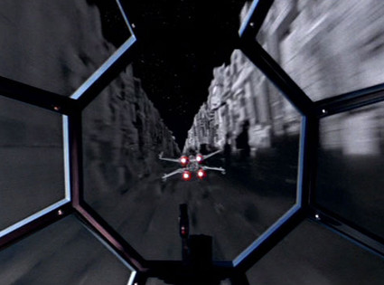 X-Wings Take on the Death Star from The Best Star Wars Movie Moments ...