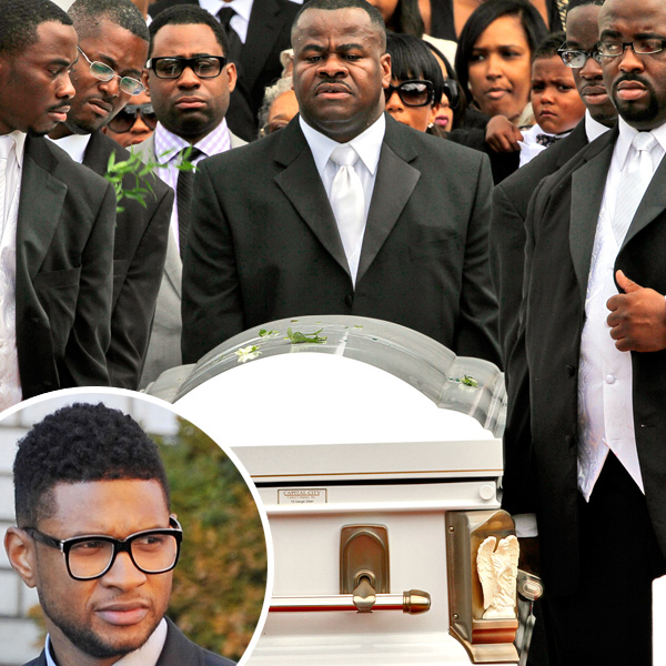 Usher's Stepson Laid to Rest - E! Online