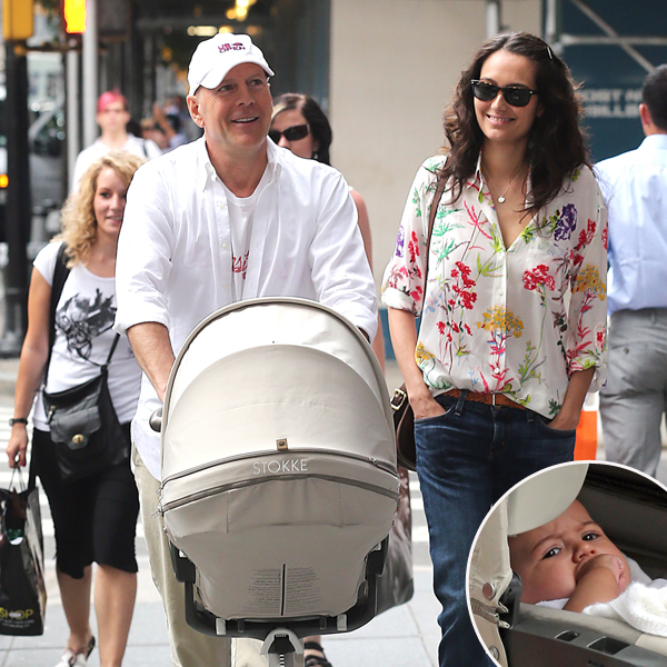 Bruce Willis and Wife Emma Take Baby Mabel for a Stroll - E! Online - CA