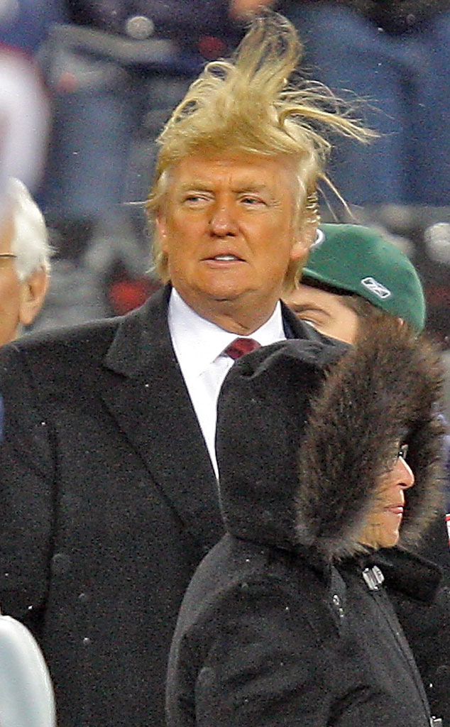 Donald Trump from Hair Disasters: Celebrities Caught in the Wind | E! News