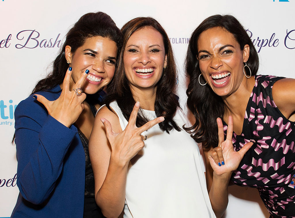 America Ferrera, Maria Teresa Kumar & Rosario Dawson from Smokin' Hot ...