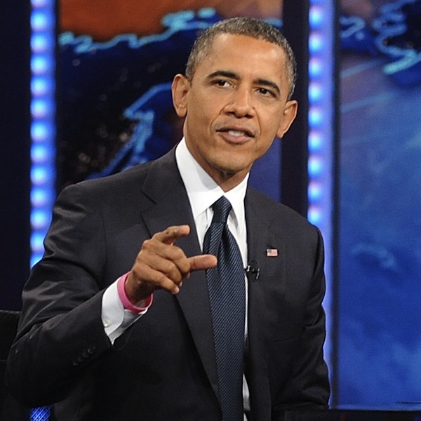President Obama Appears on The Daily Show 1 Last Time