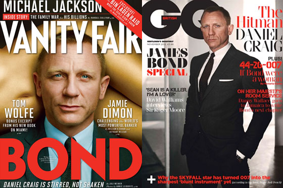 Daniel Craig's Dueling Magazine Covers - E! Online