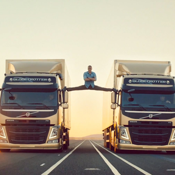 Jean-Claude van Damme Does Epic Splits Between Two Trucks—Just Look ...