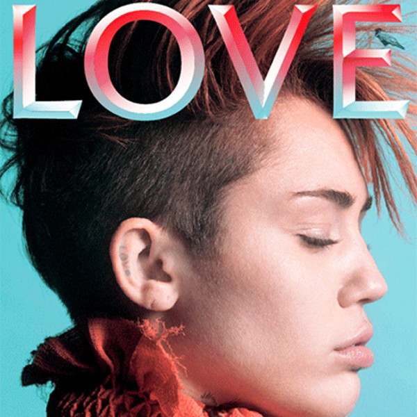 Miley Cyrus Rocks a Pink Mohawk on Love Magazine - E! Online - CA