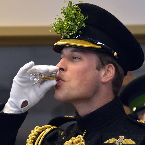 Prince William Sips Sherry, Raises Pinky - E! Online