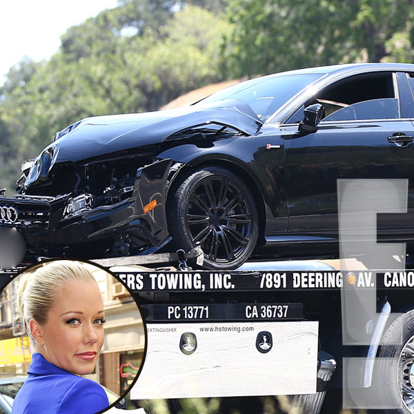 Exclusive: See the Pics from Kendra Wilkinson-Baskett's Car Crash