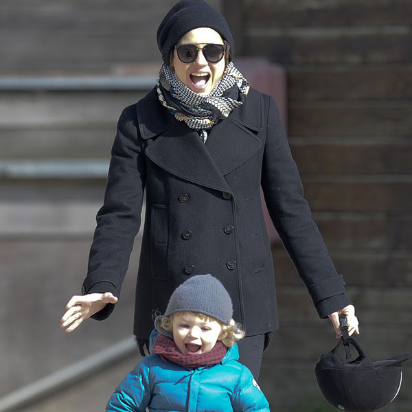Marion Cotillard & Adorable Son Attend Dad's Equestrian Match - E ...