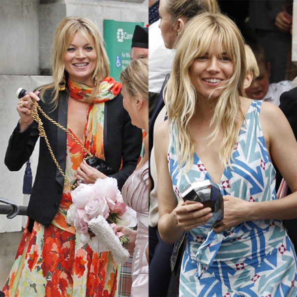 Kate Moss & Sienna Miller Show Off Wedding Guest Style - E! Online