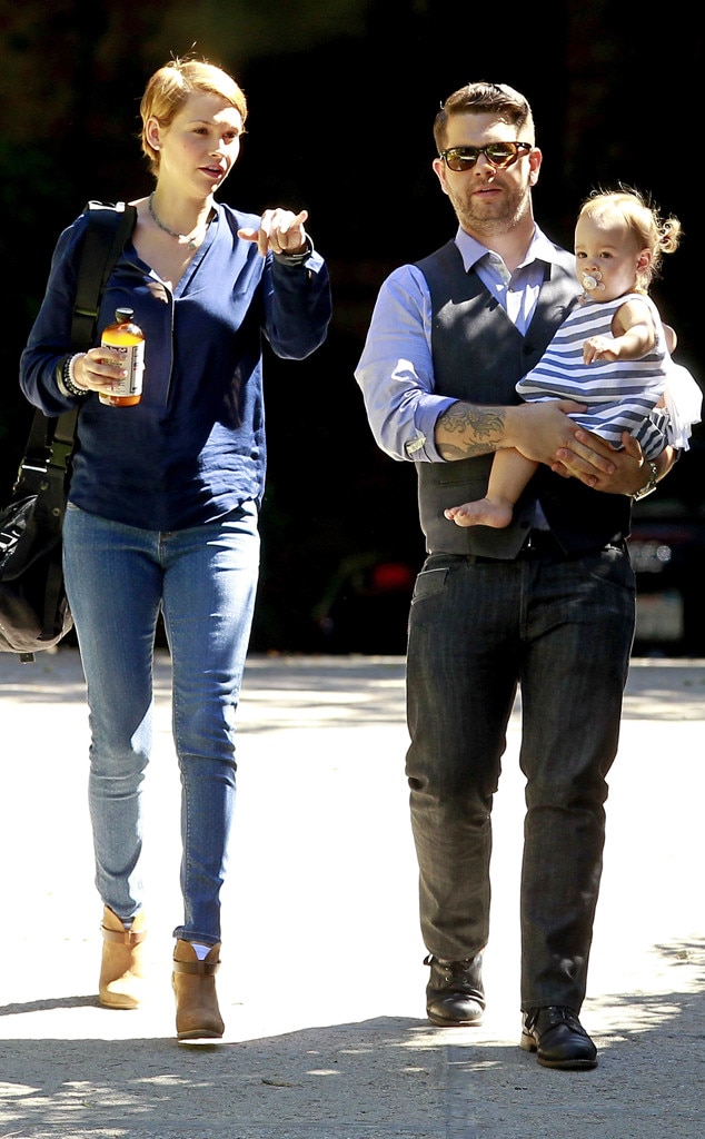 Jack Osbourne Lisa Stelly And Pearl From The Big Picture Todays Hot