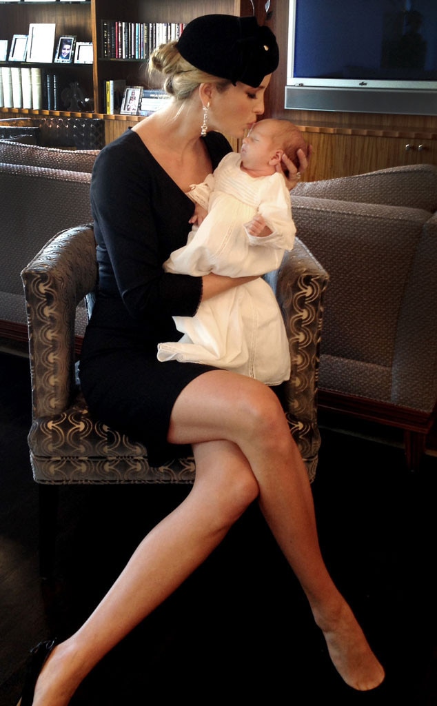 Ivanka Trump Kisses Newborn Son Joseph Frederick—See the Precious Pic ...