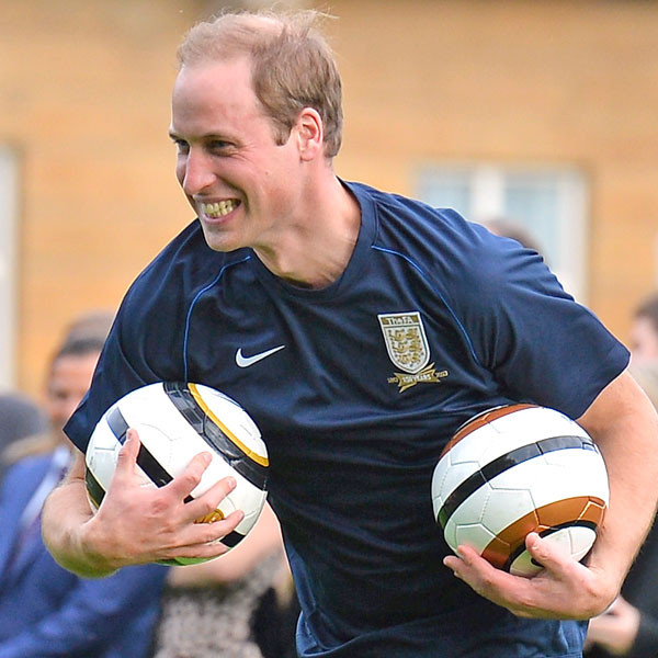 Prince William Plays Soccer in London - E! Online - UK