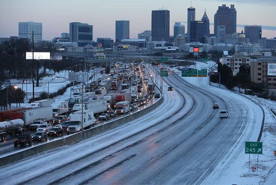 This Is What It Looks Like When It Snows in Atlanta and Other Parts of ...