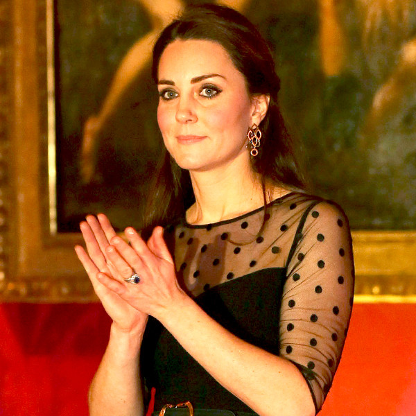Kate Middleton Wears Another Sheer Sleeve Ensemble E Online