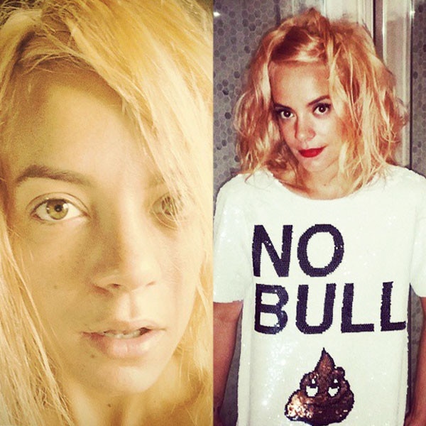 Lily Allen Debuts a Tousled Blond Bob—See the Pic! | E! News