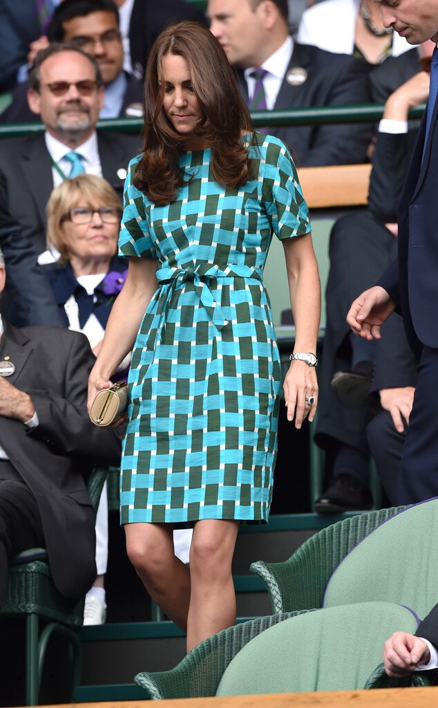 Checkered Out From Kate Middletons Mommy Style E News