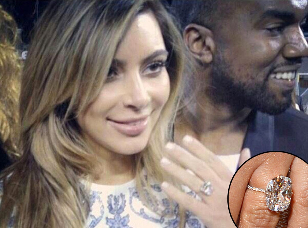 Kim Kardashian From Stars Engagement Rings E News
