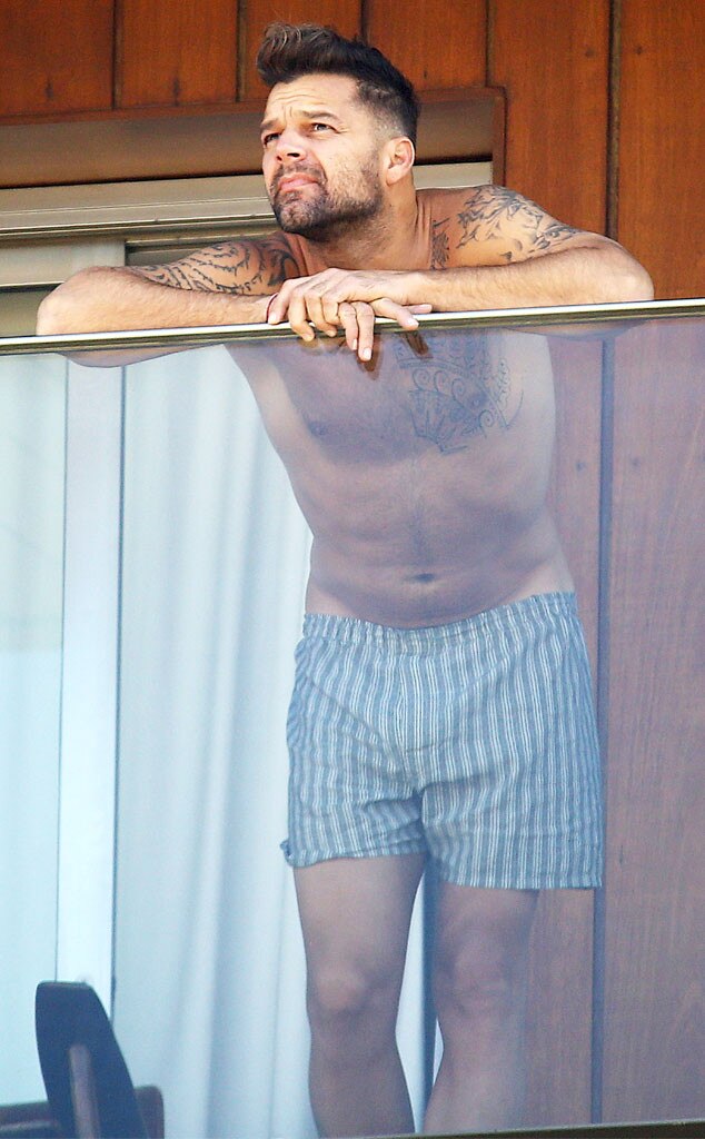 Ricky Martin Shows Off His Hot Body Wearing Only Boxers—See the Sexy ...