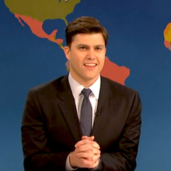 Colin Jost Makes Debut as Weekend Update Co-Anchor - E! Online