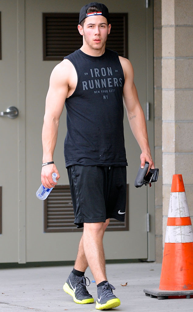 Workout Time from Nick Jonas' Hottest Pics! | E! News