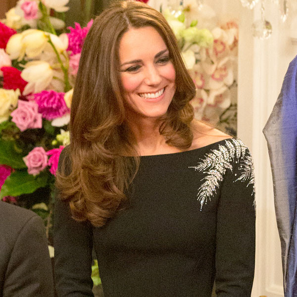 Kate Middleton and Prince William Unveil Queen Elizabeth II Portrait