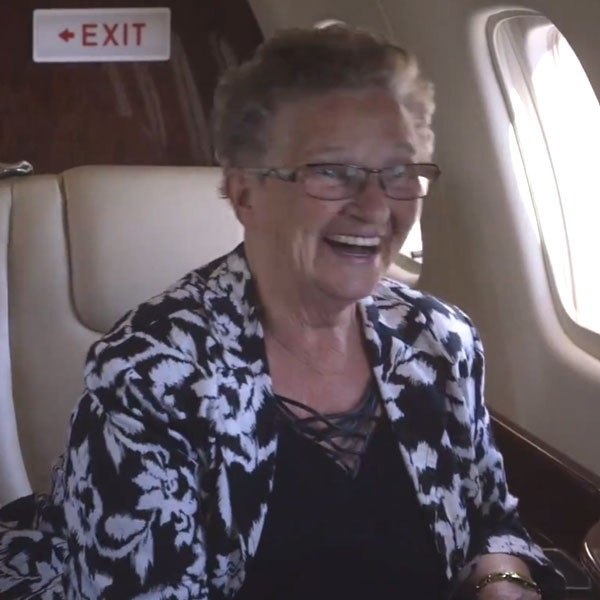 You Have to Watch These Old Ladies Fly for the First Time