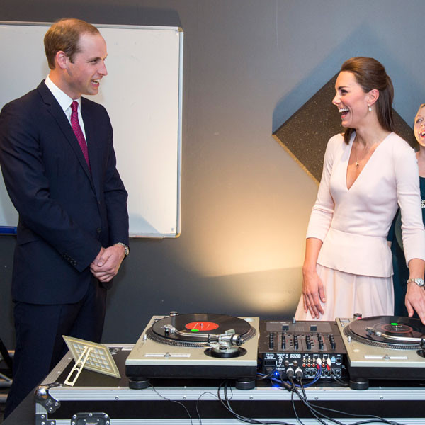 Kate Middleton Learns to DJ, Prince William Makes Graffiti Art