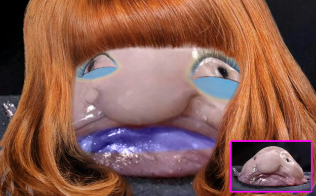 Blob Fish from We Found a Makeover App and This Is What We Did With It