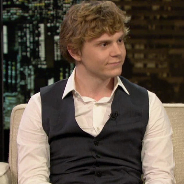 Evan Peters Recalls Awkward First Kiss With Emma Roberts