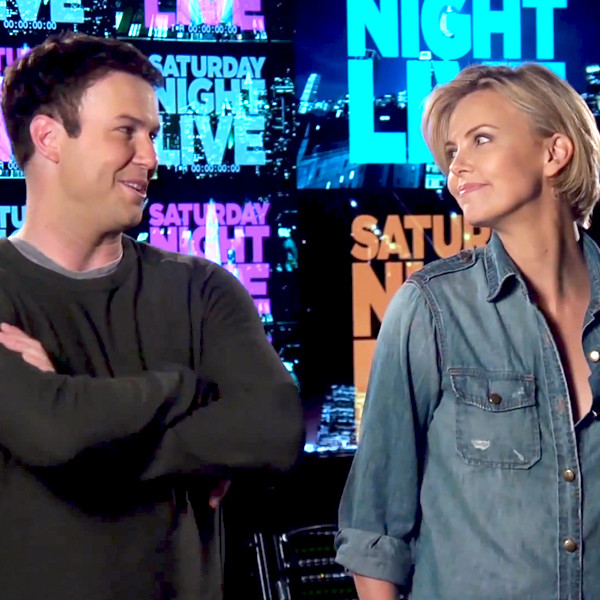 Charlize Theron Snaps Taran Killam’s Neck in SNL Promos