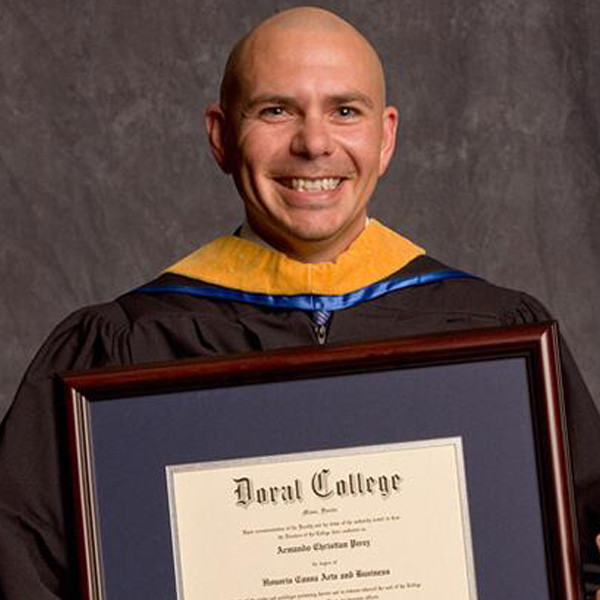 Pitbull's Graduation Photo Is the Best Thing We've Ever Seen - E! Online