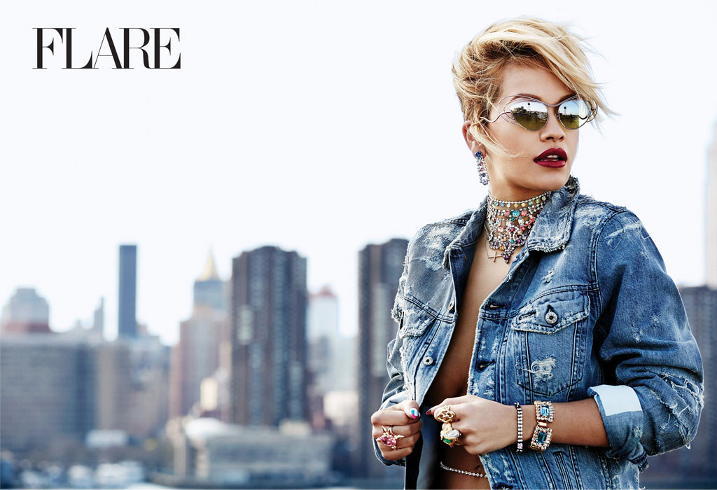 Rita Ora Flaunts Side Boob in Flare Magazine! - E! Online - CA