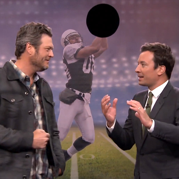 Watch: Jimmy Fallon & Blake Shelton Play ''Random Object Football''