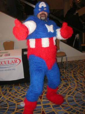 Captain America From Spookily Terrible Superhero Costumes E News