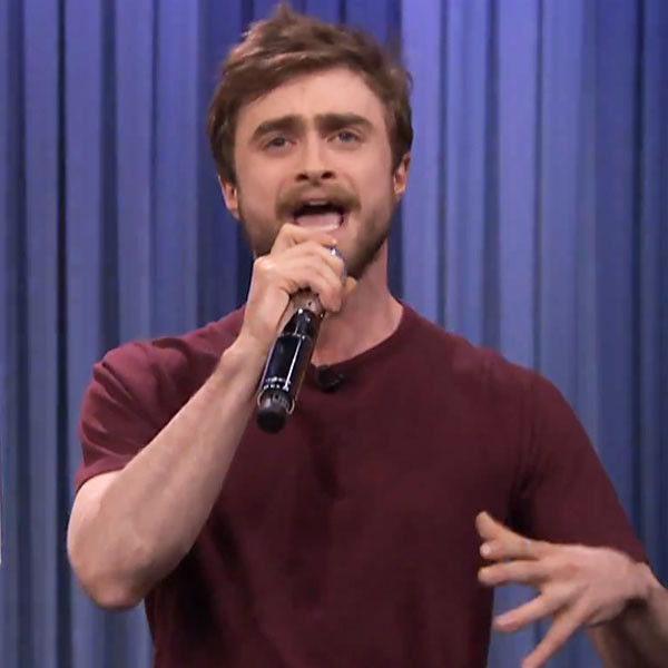 Watch Daniel Radcliffe Rap "Alphabet Aerobics!" - E! Online