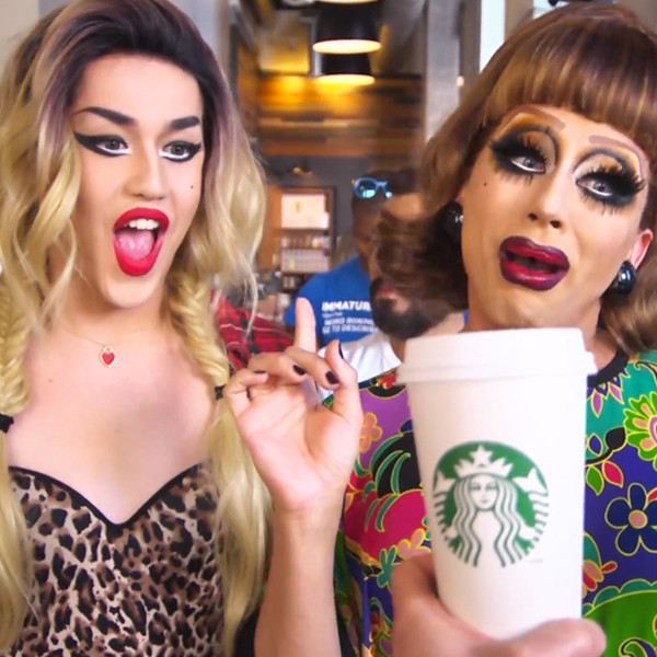 Starbucks' LGBT Ad Stars 2 Rupaul's Drag Race Queens! Watch Now