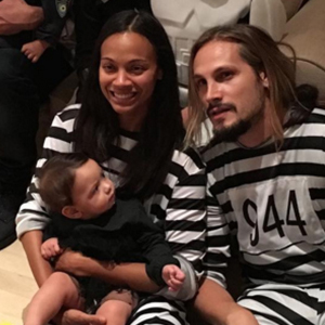 Vin Diesel & Zoe Saldana Celebrate Halloween With Their Kids