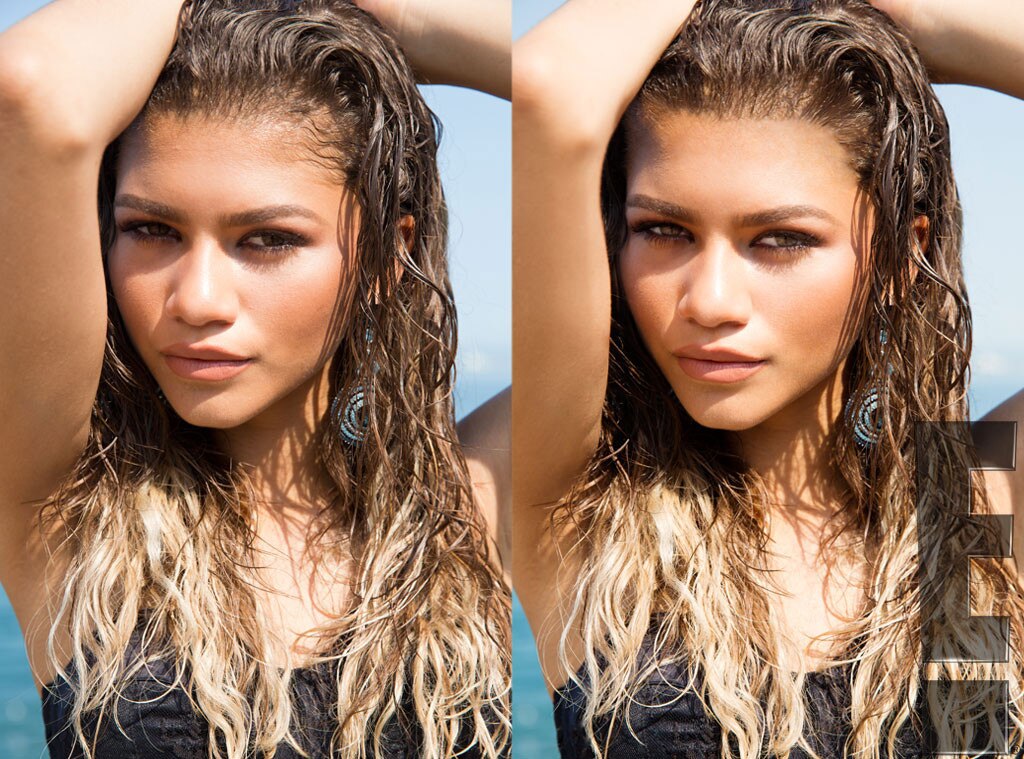 Here Are All the Edits in Zendaya's Before and After Retouched Photos ...
