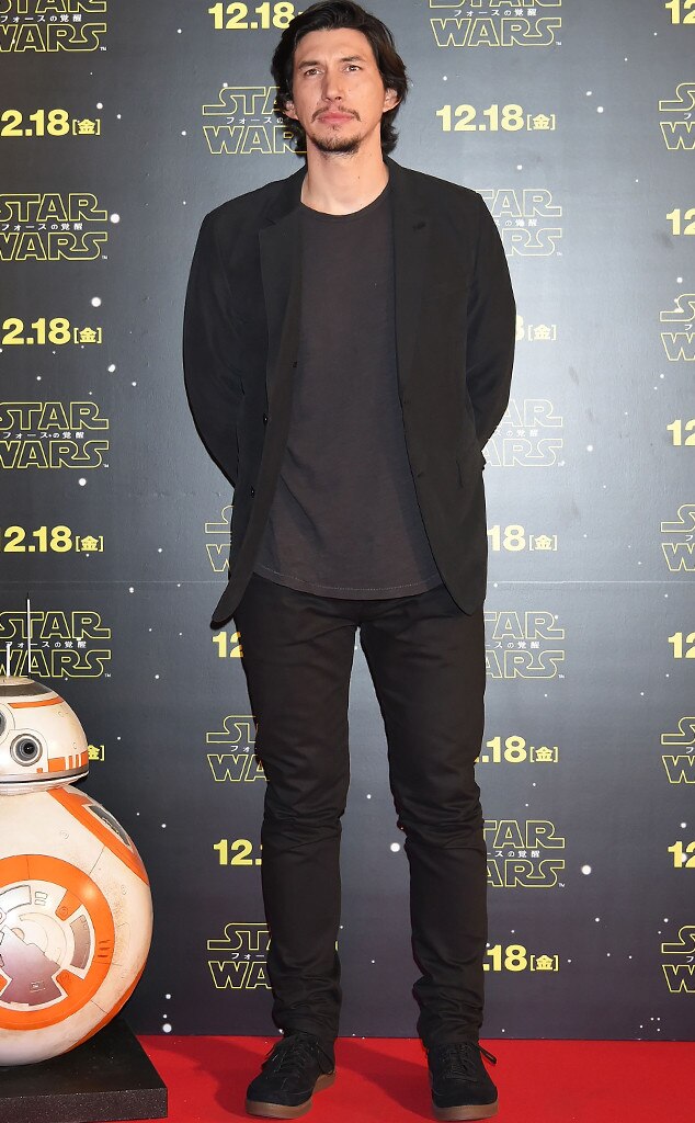 Adam Driver from Star Wars: The Force Awakens Premieres Around the ...