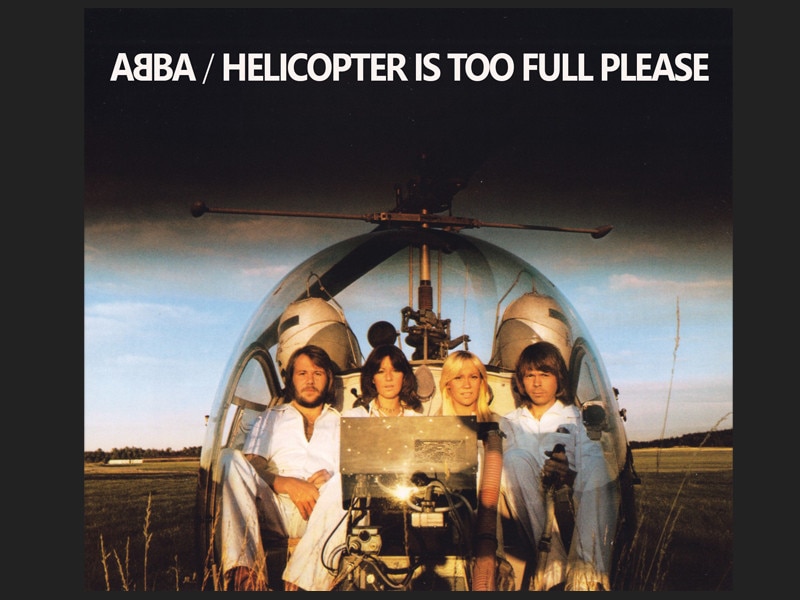 ABBA - Helicopter Is Too Full Please from Revised Album Covers