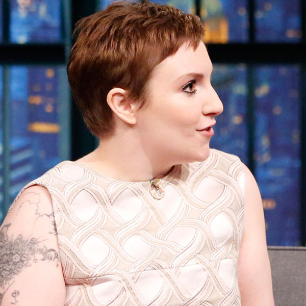 Lena Dunham Debuts a Pixie Cut on Late Night!