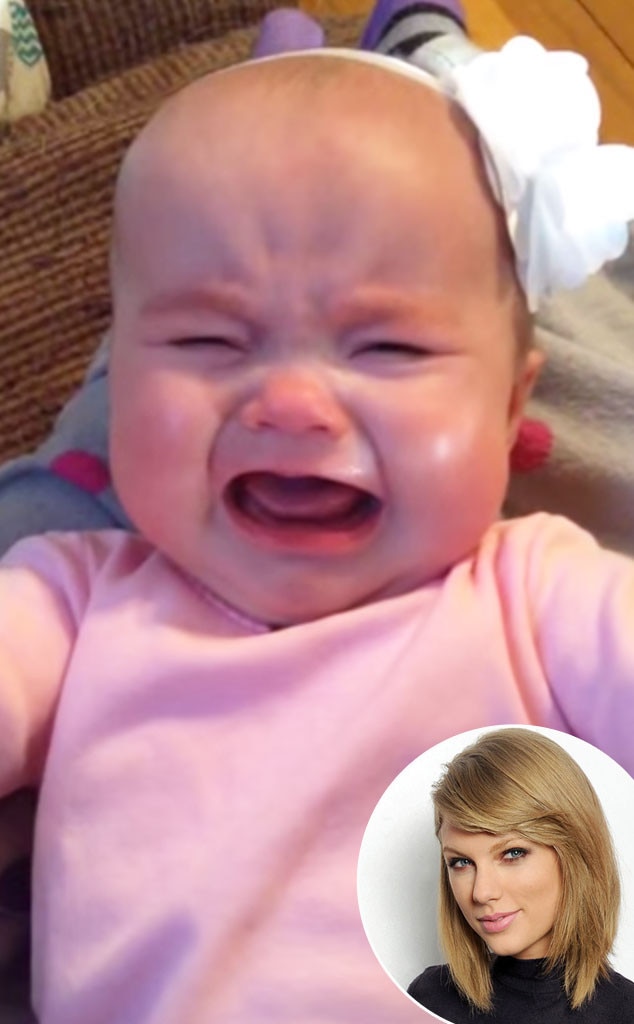 This Baby Won't Stop Crying Unless She Hears a Certain Taylor Swift ...