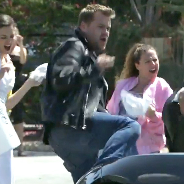 Watch James Corden Stage Grease in the Street!