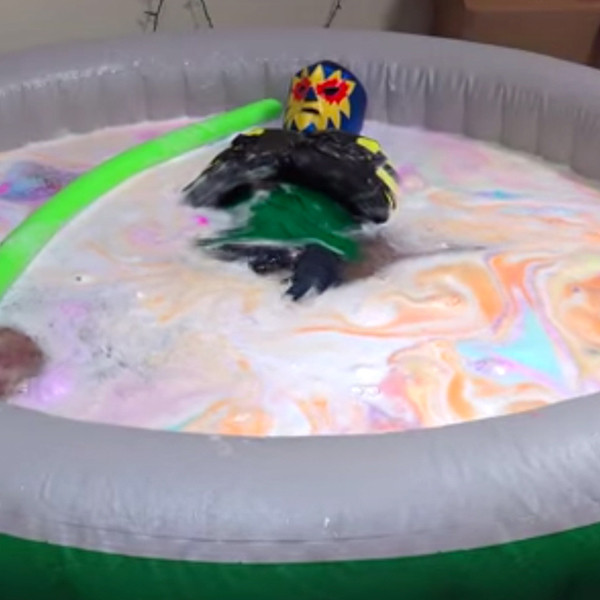 This Guy Took a Bath Using 50 Bath Bombs