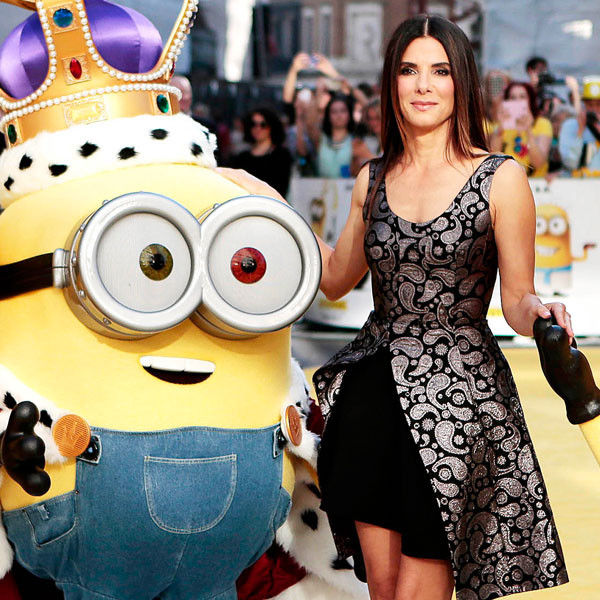 Sandra Bullock Can't Wait to Watch Minions With Louis!